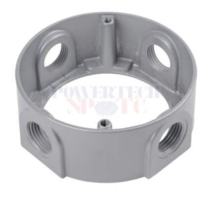 Round 4 Outlet Weatherproof Extension Ring - BOXES & COVERS - RED DOT