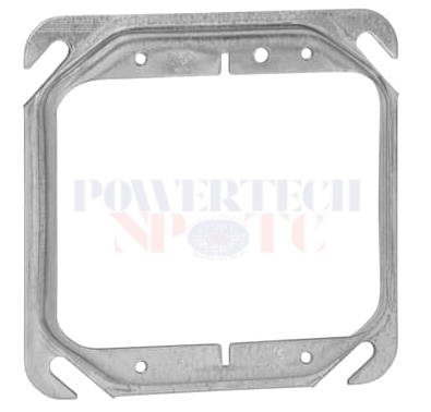 4" Square Mud Ring Cover (Two Device) - DEVICE COVERS - ABB | STEEL CITY